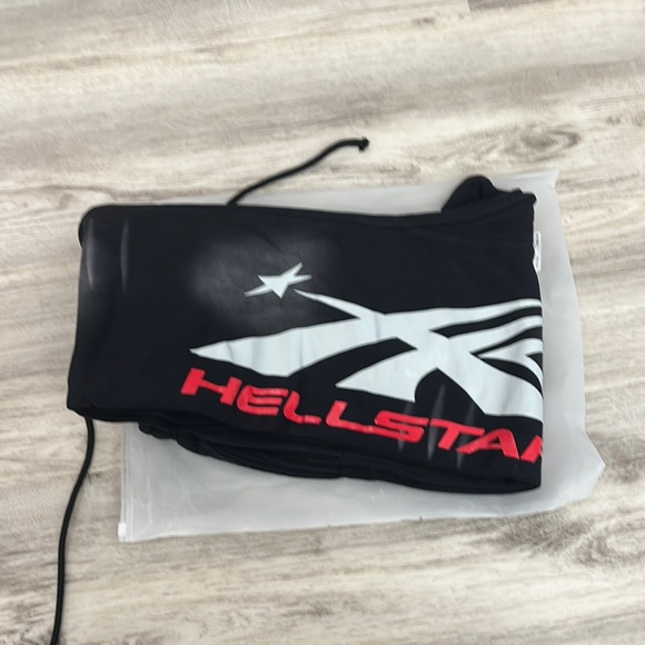 Hellstar | Pants | Hellstar Airbrushed Skull Closed Elastic Bottom ...